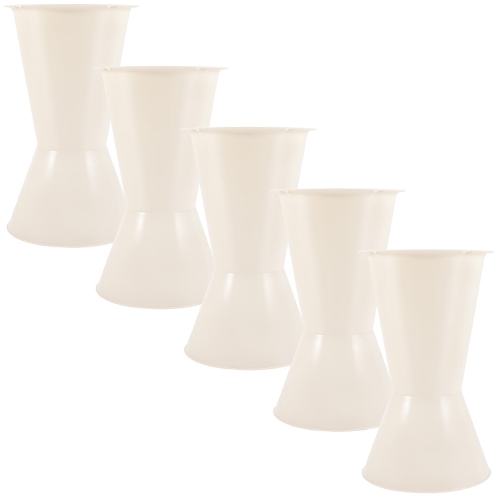 Onaparter 5 Pcs Bucket Bouquet Bottom Flowers Vase Floral Base Urn ...