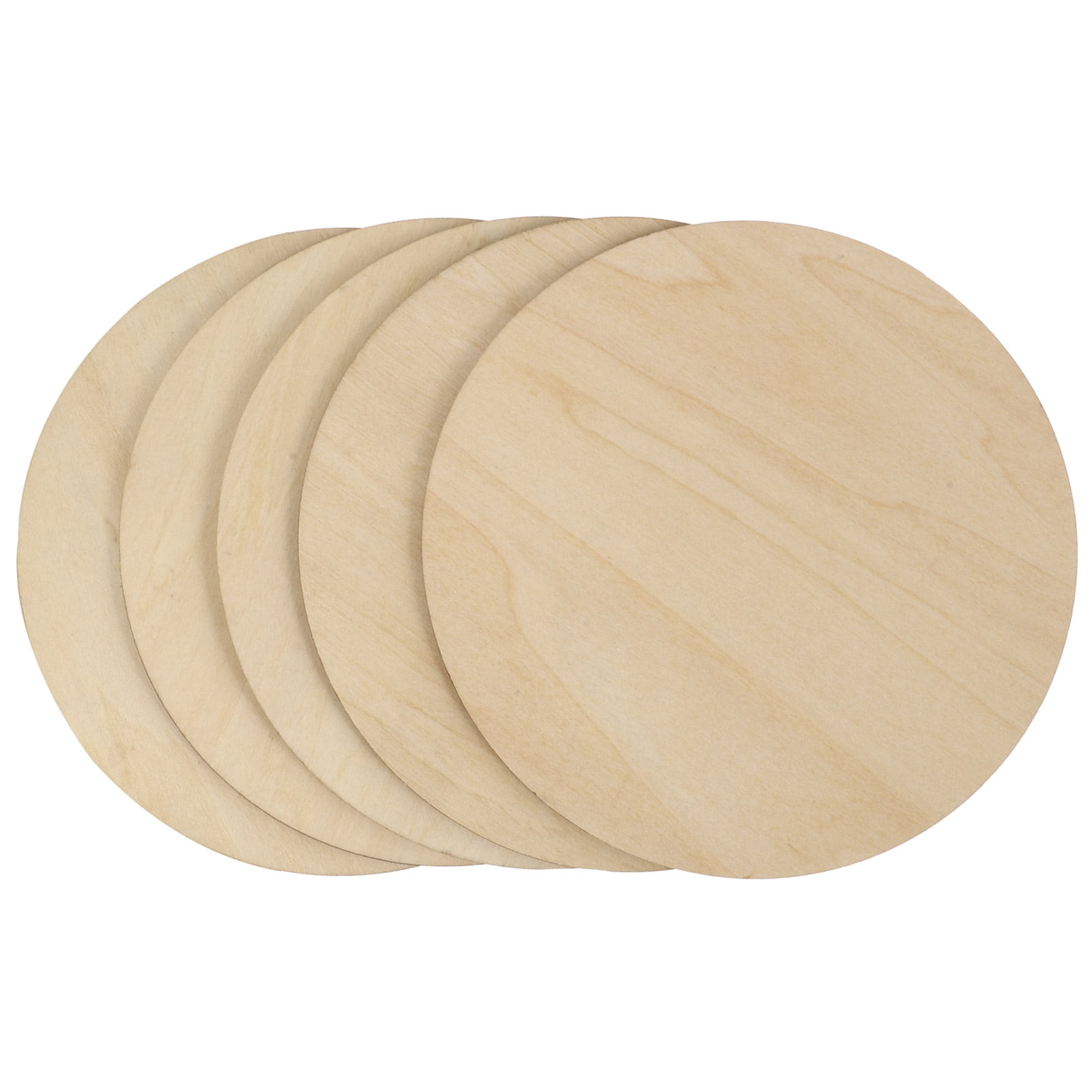 Onaparter 5 Pcs Round Wood Chips DIY Painting Slices Rounds for Crafts ...