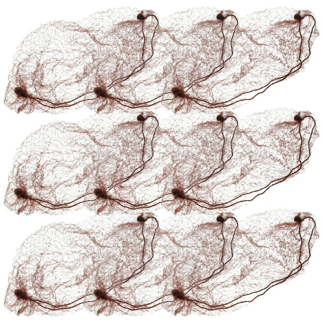 Onaparter 50 Pcs Elastic Hair Net Nets for Bun Brown Making Hairnet ...