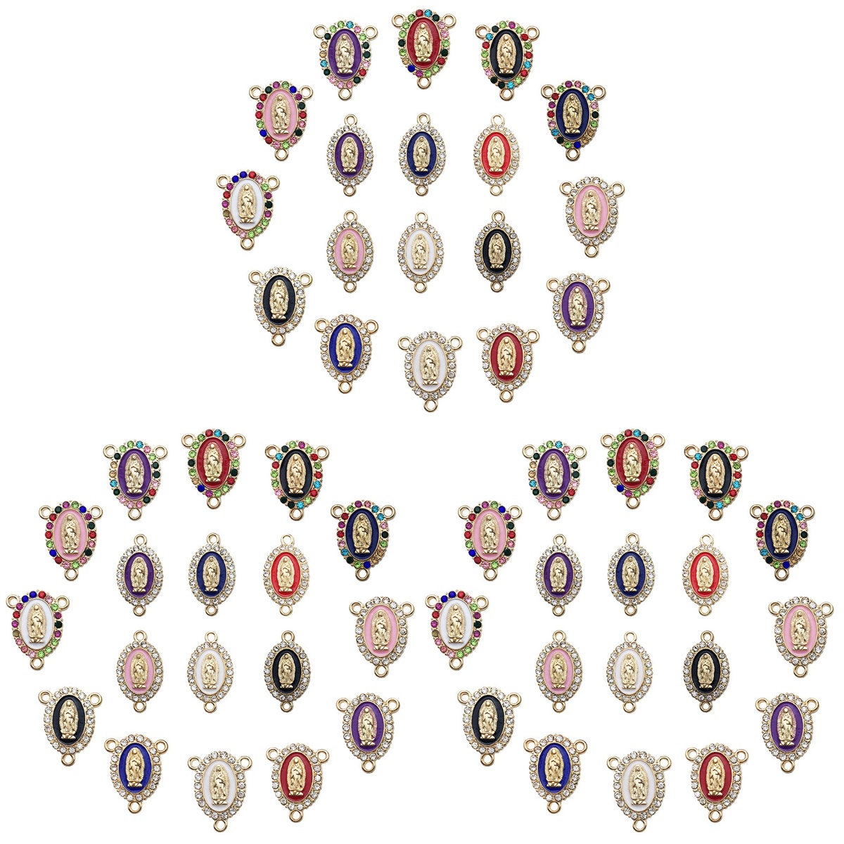 Onaparter 54 Pcs Our Lady Pendant Crosses for Women DIY Charms Jewelry ...