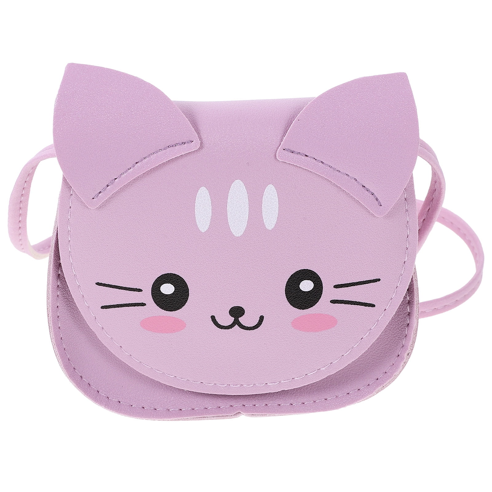 Onaparter Cartoon Kitten Shoulder Bag Kids Crossbody Purses Cute Cat ...