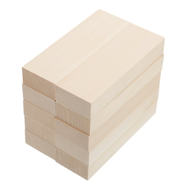 Onaparter Carved Wood Unfinished Panels Blank Wooden Blocks Small Craft ...
