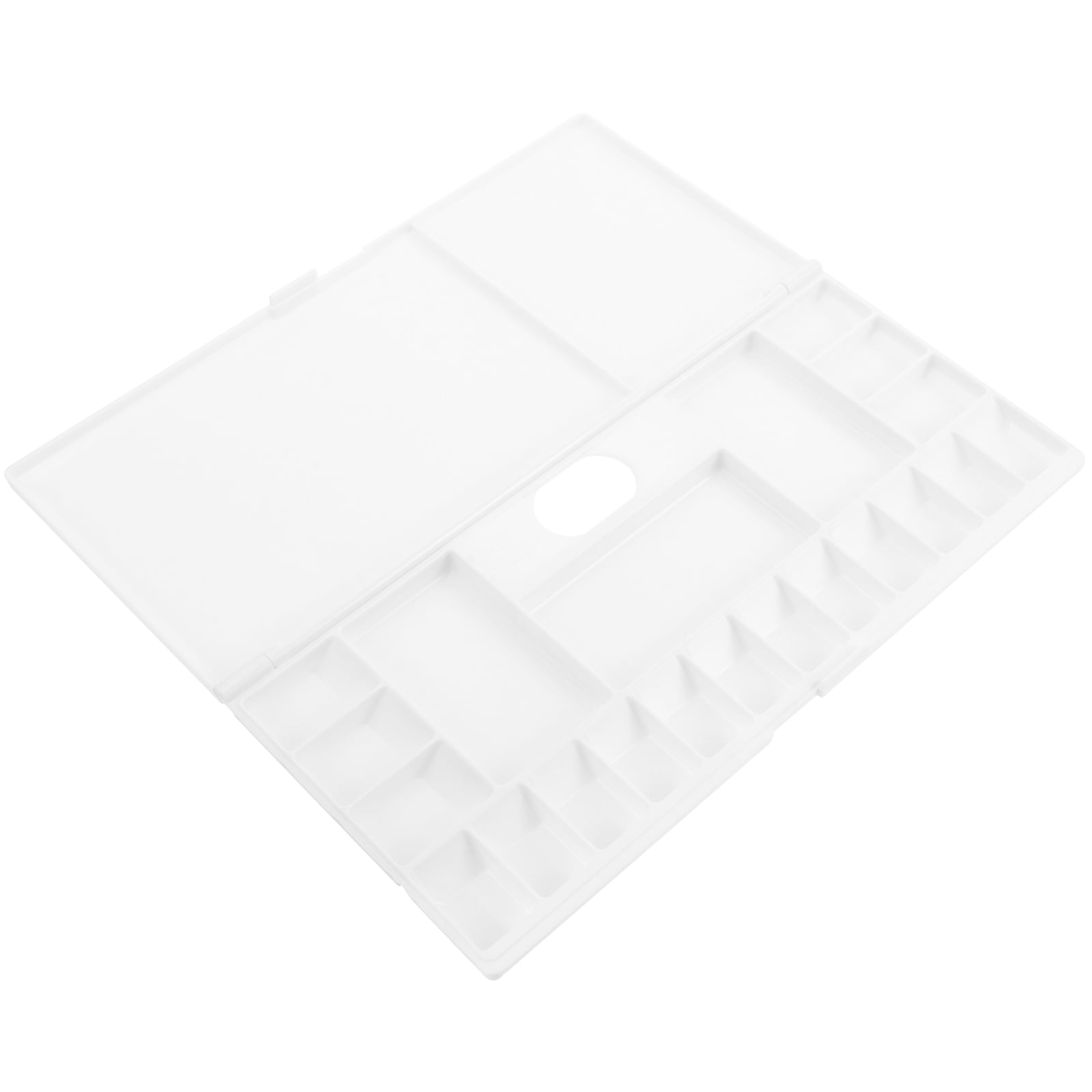 Onaparter Color Box Paint Oil Empty Watercolor Plates Tray Mixed Holder ...