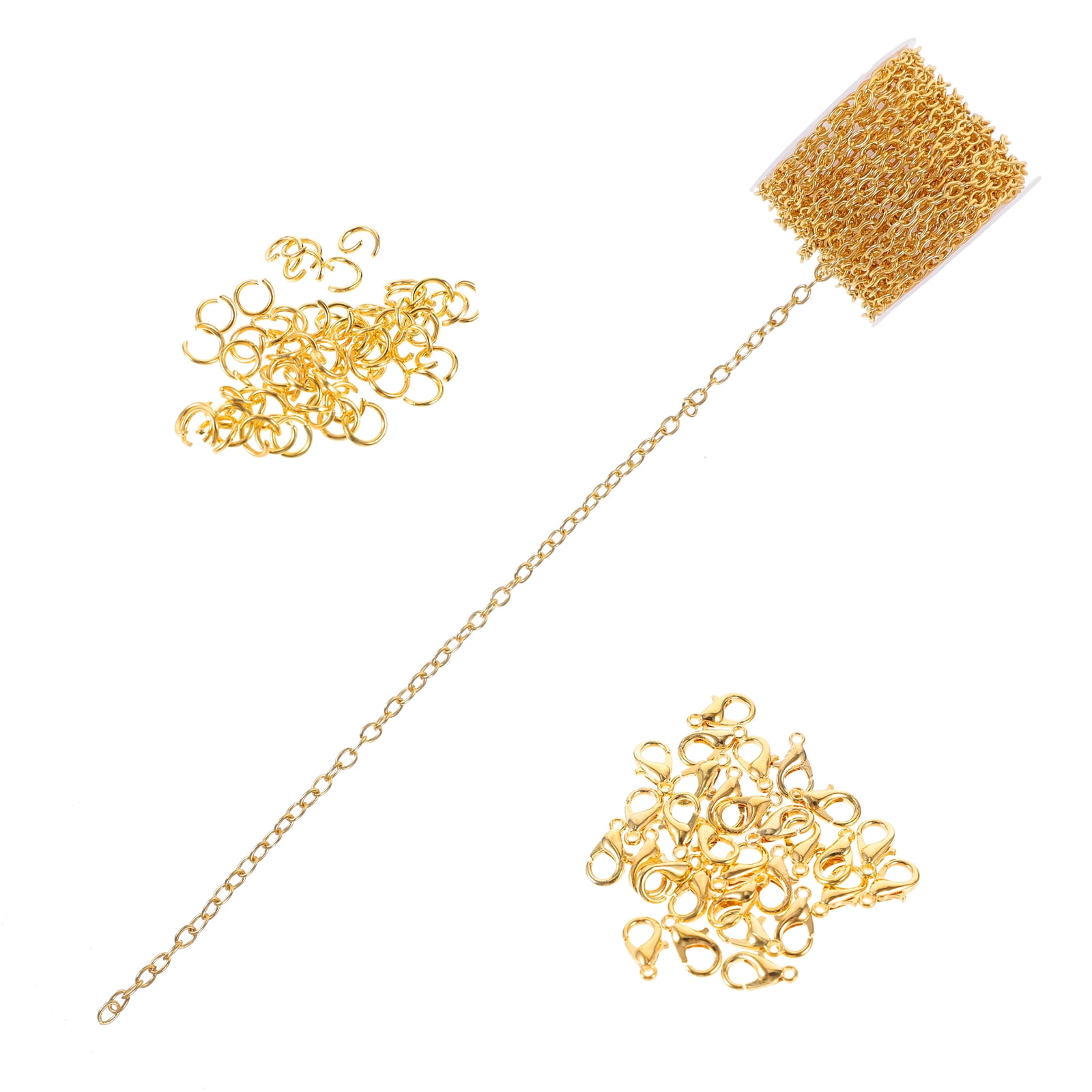 Onaparter Jewelry Chain Jewlery Metal for Making and Ring Lobster ...