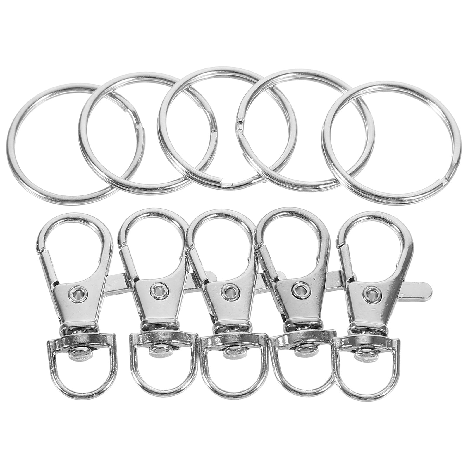 Onaparter Lobster Keychain Hook Fob Bag Supplies Rings Buckle Swivel ...
