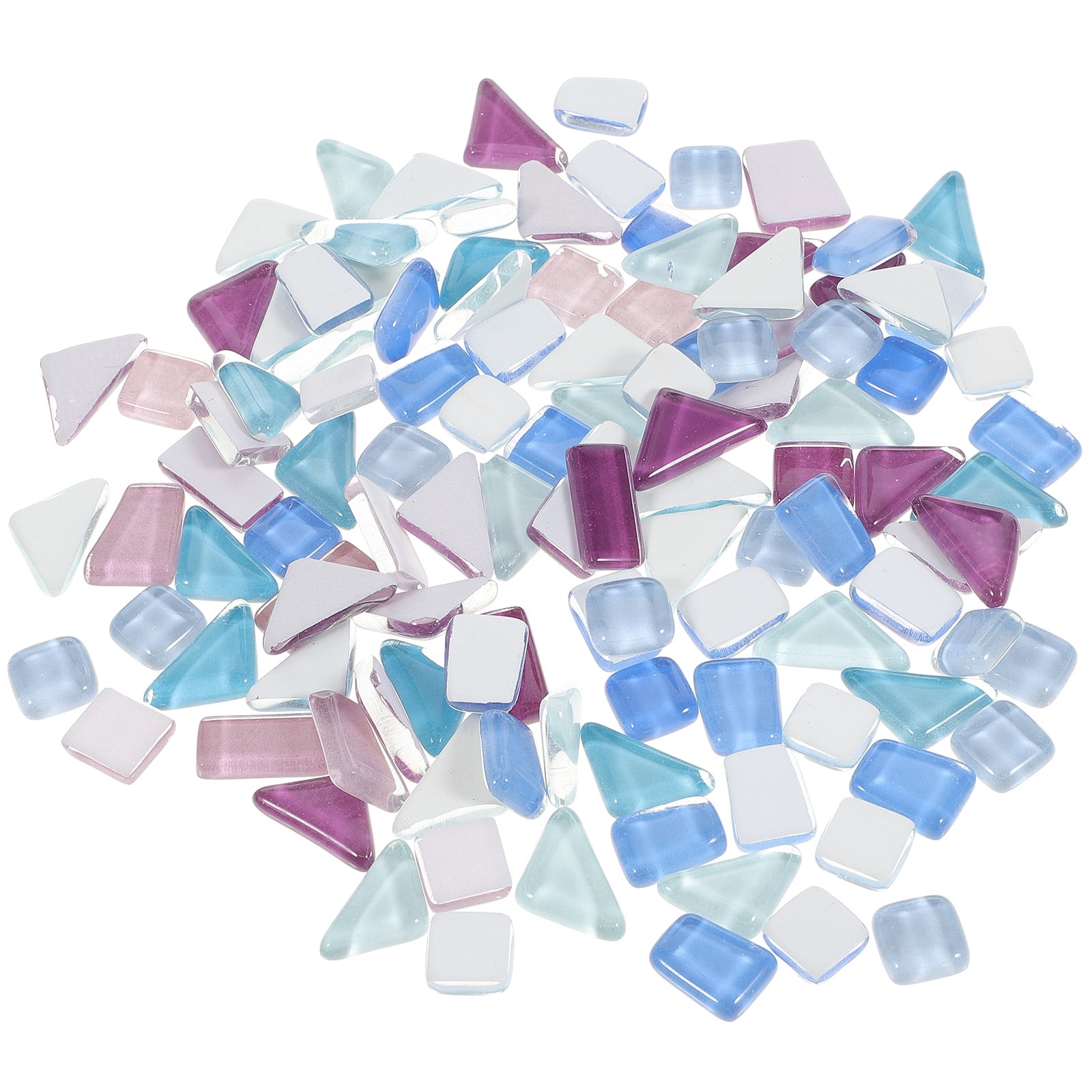 Onaparter Mosaic Fragments Tile Stained Glass Tiles Craft Supplies for ...