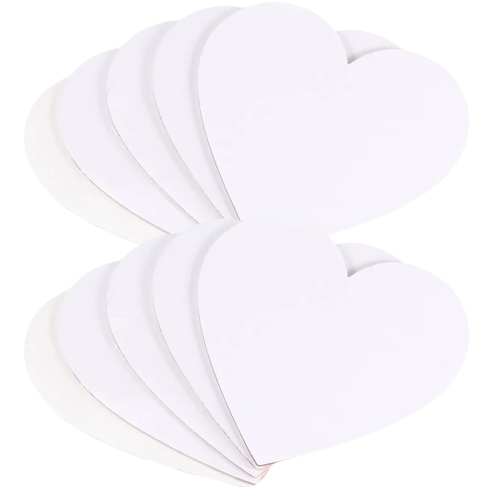 Onaparter Oil Painting Board Heart Shape Panels Drawing Tablet for Kids ...