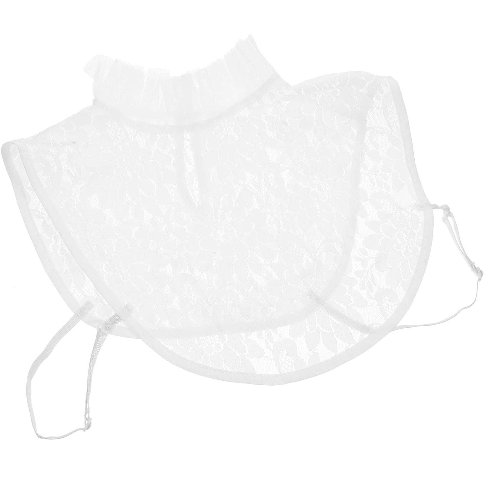 Onaparter Shirt Collar Womens Blouses White Fake Lace Dickie False ...