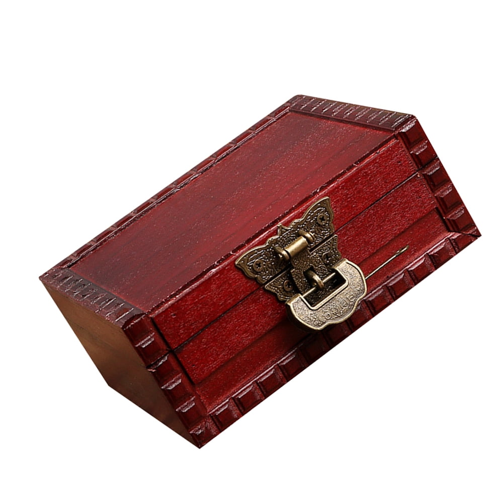 Onaparter Storage Box Wood Stash Boxes Vintage Jewelry Vinatage Case ...