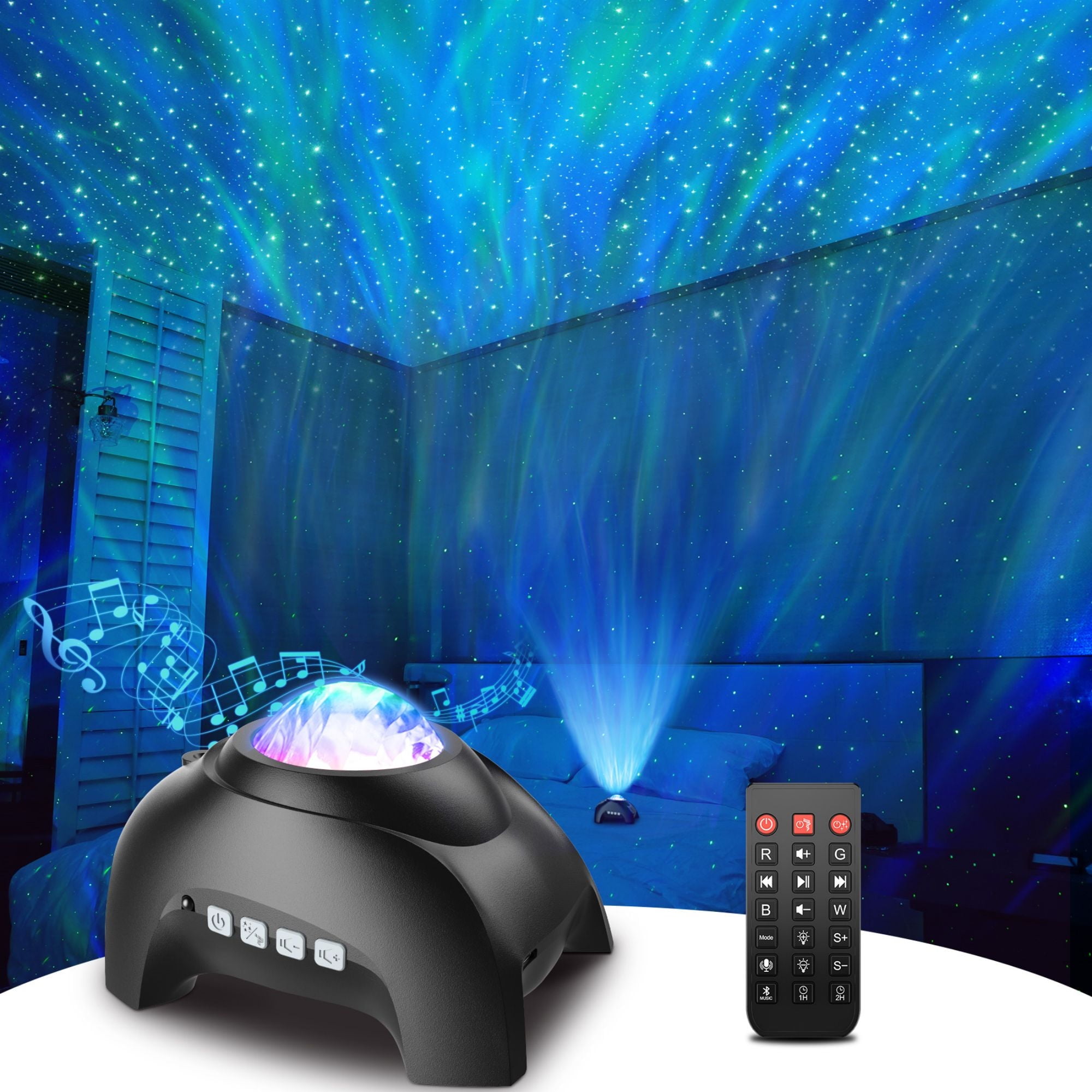 ROSSETTA Star and Sky Projector Night Light, LED Galaxy Lamp for ...