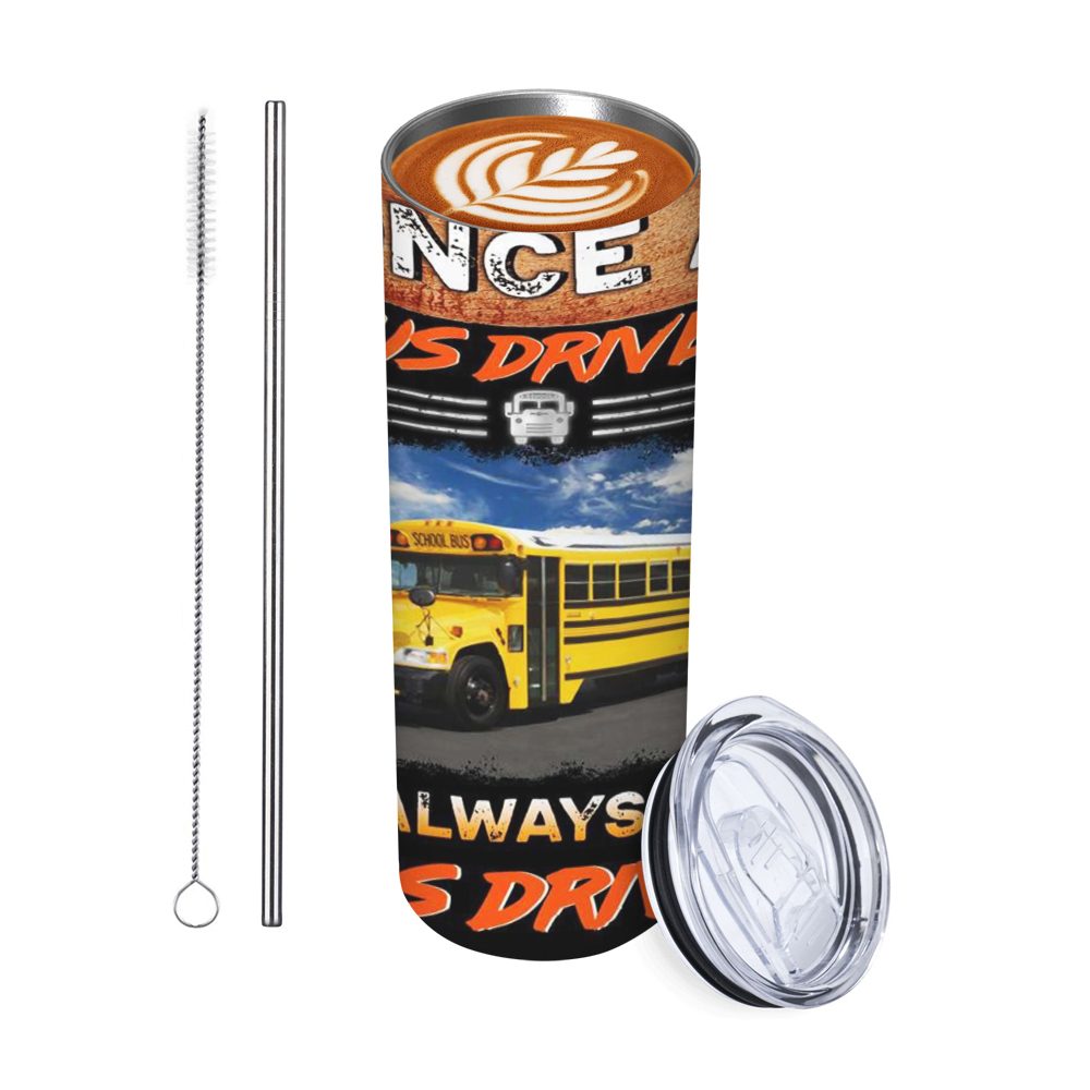 Once A Bus Driver Always A Bus Driver 20oz Coffee Mug Cup,Stainless ...