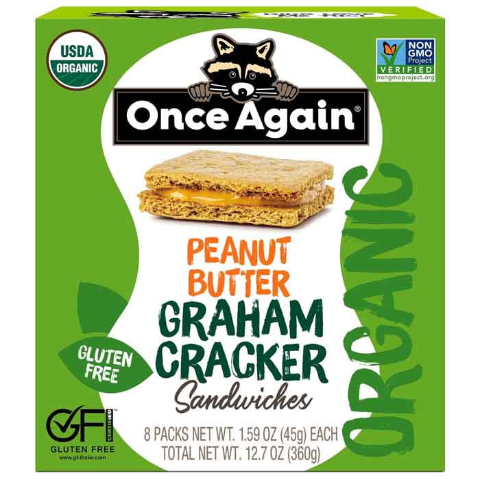 Once Again Nut Butter, Graham Cracker Sandwiches, 8Pk, 12.72oz ...