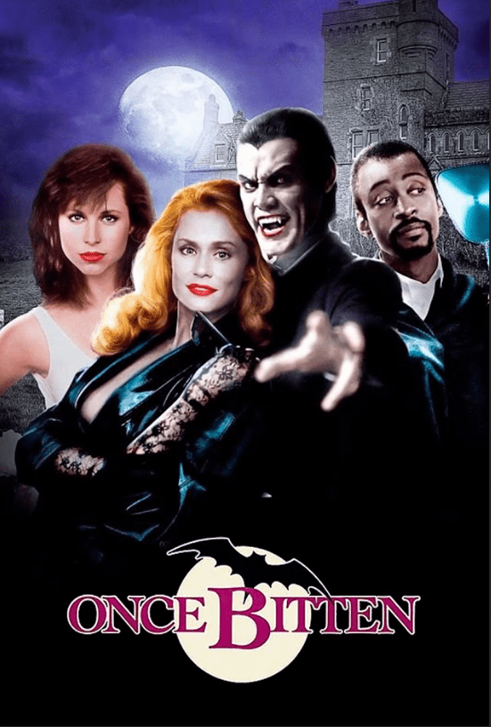 Once Bitten 1985 Movie Poster 24x36 - Jim Carrey, Vampire Comedy, 80s Teen Roman - Walmart.com