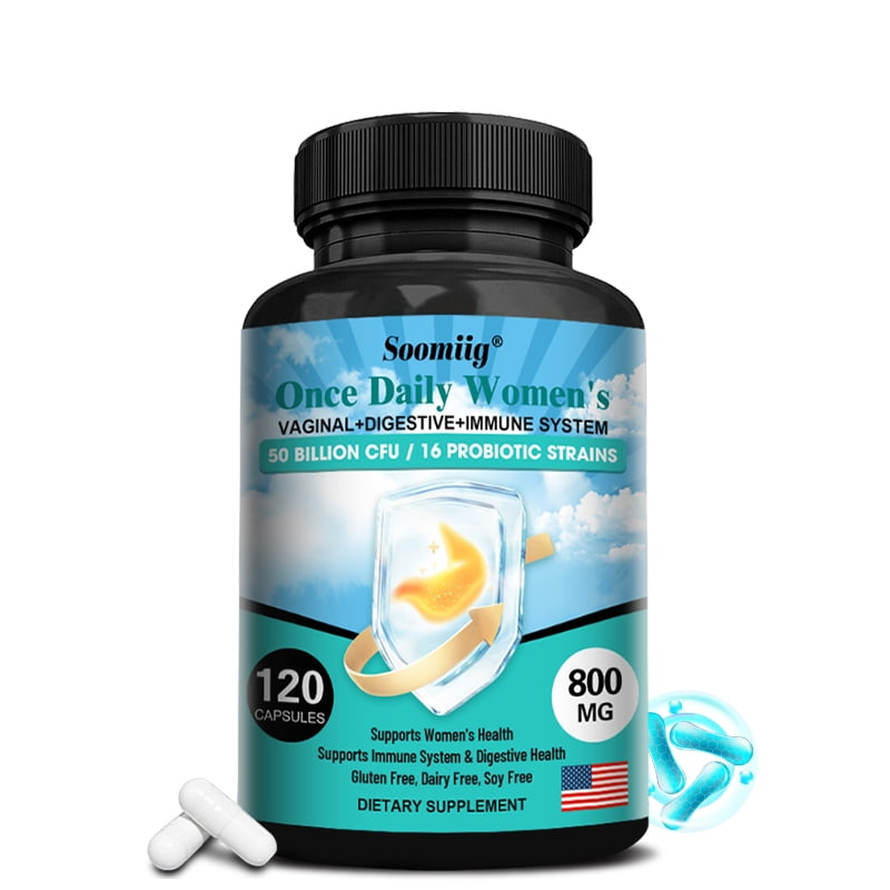 Once Daily Probiotics - 50 Billion CFU 16 Probiotic Strain - Support ...