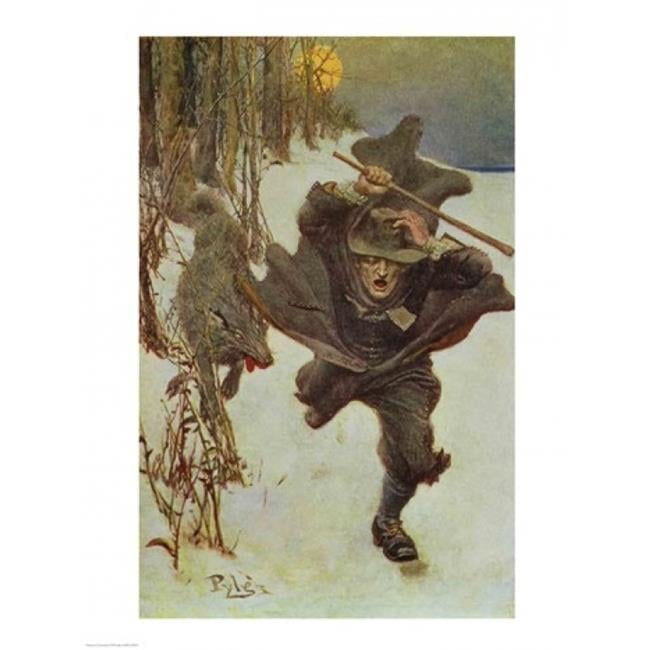 Once It Chased Doctor Wilkinson Into The Very Town Itself Poster Print ...