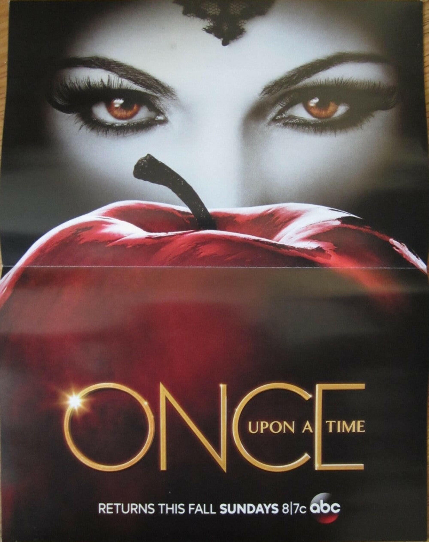 Once Upon A Time 2013 Comic-Con mini ABC promo foldout poster - Walmart.com