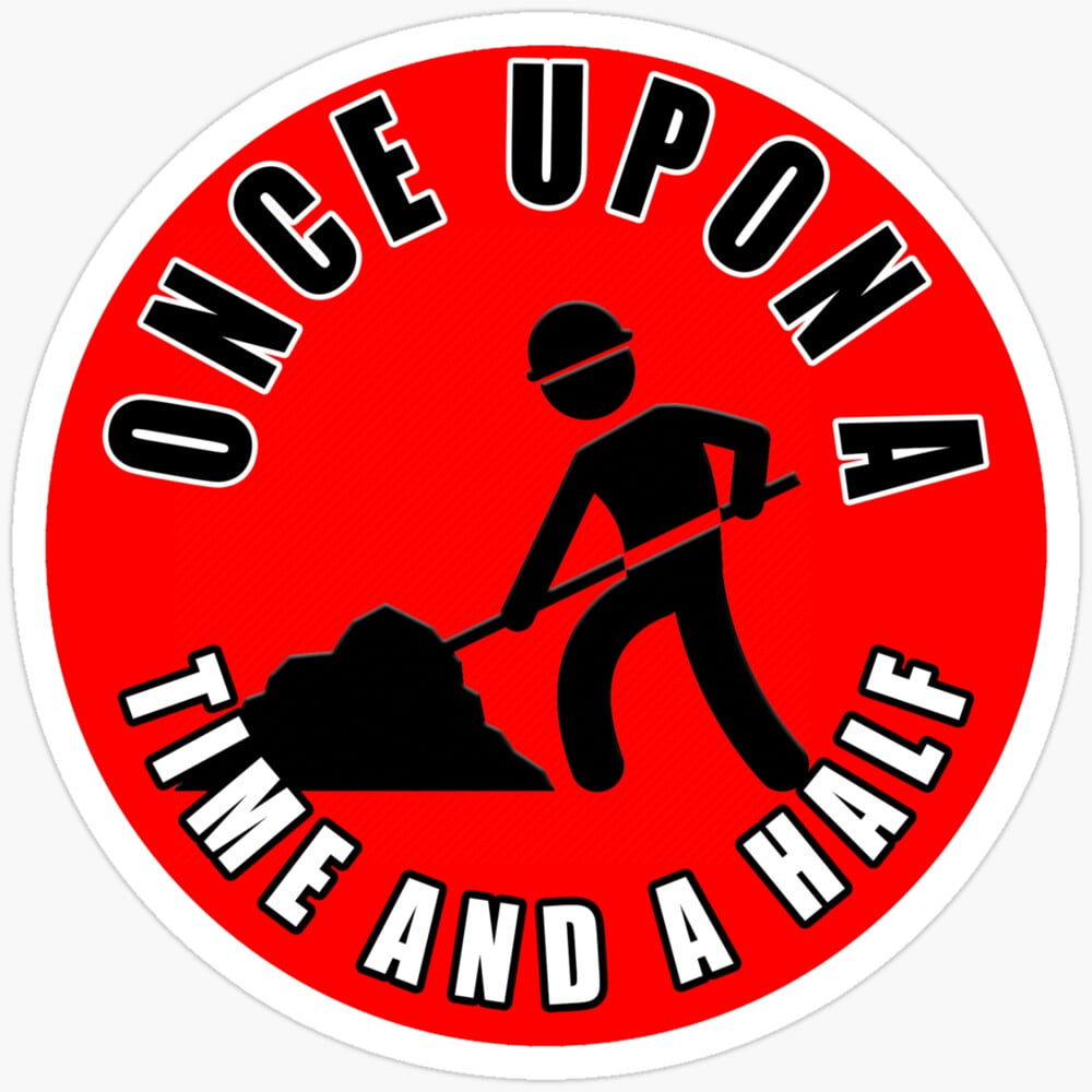 Once Upon A Time And A Half Sticker Phone Decal Water Bottle Stickers ...