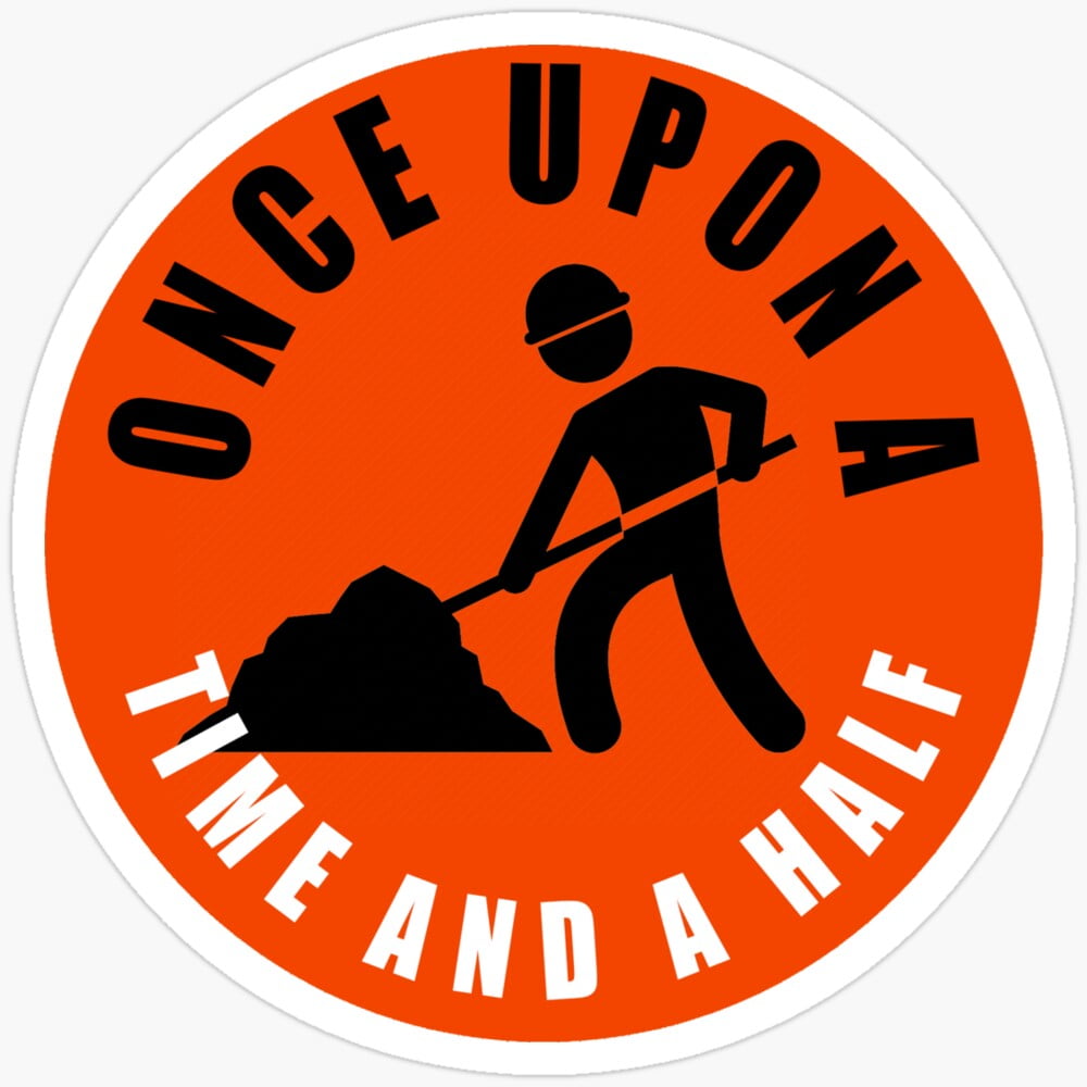 Once Upon A Time And A Half Sticker Phone Decal Water Bottle Stickers ...