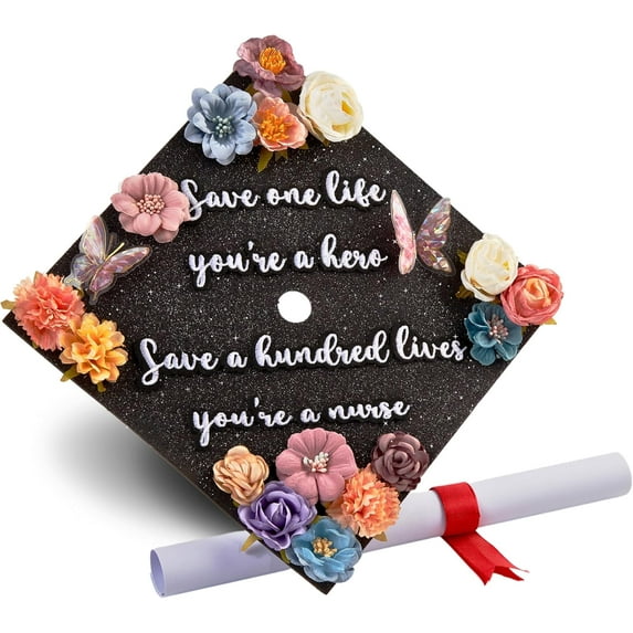 Once Upon A Time Graduation Cap Topper 3D Butterfly Graduation Gifts ...