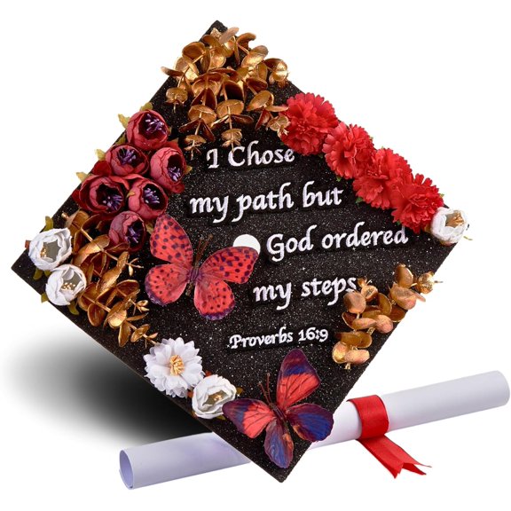 Handmade Graduation Cap Topper, Graduation Cap Decorations, She Believe ...