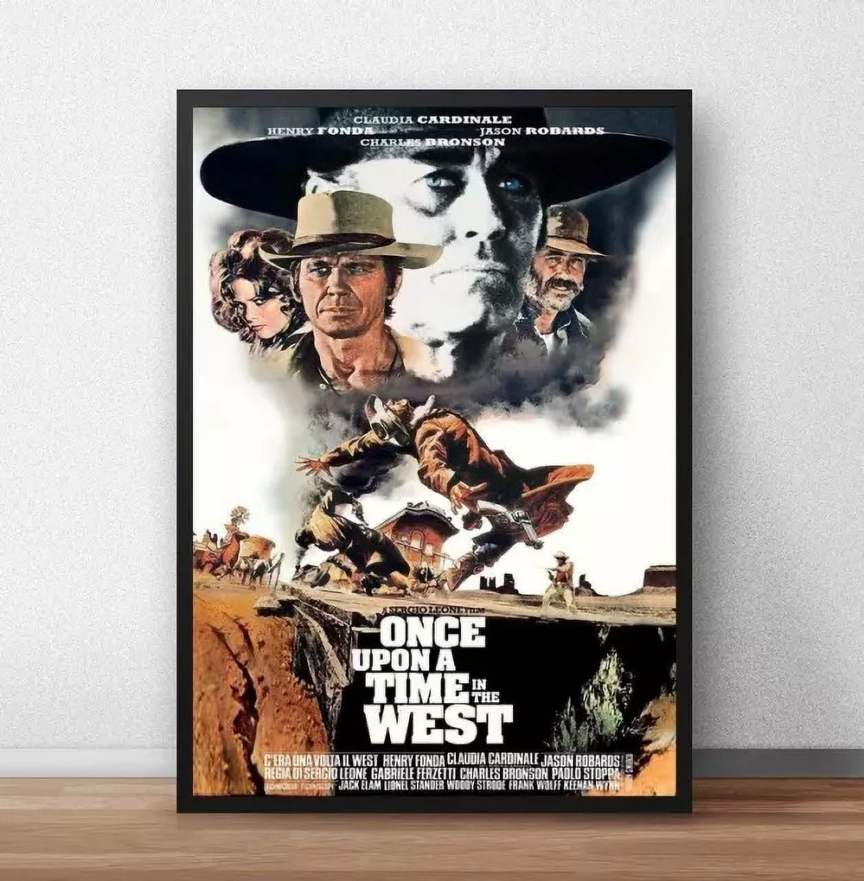 Once Upon A Time In The West Movie Poster, Wall Art Painting Living ...