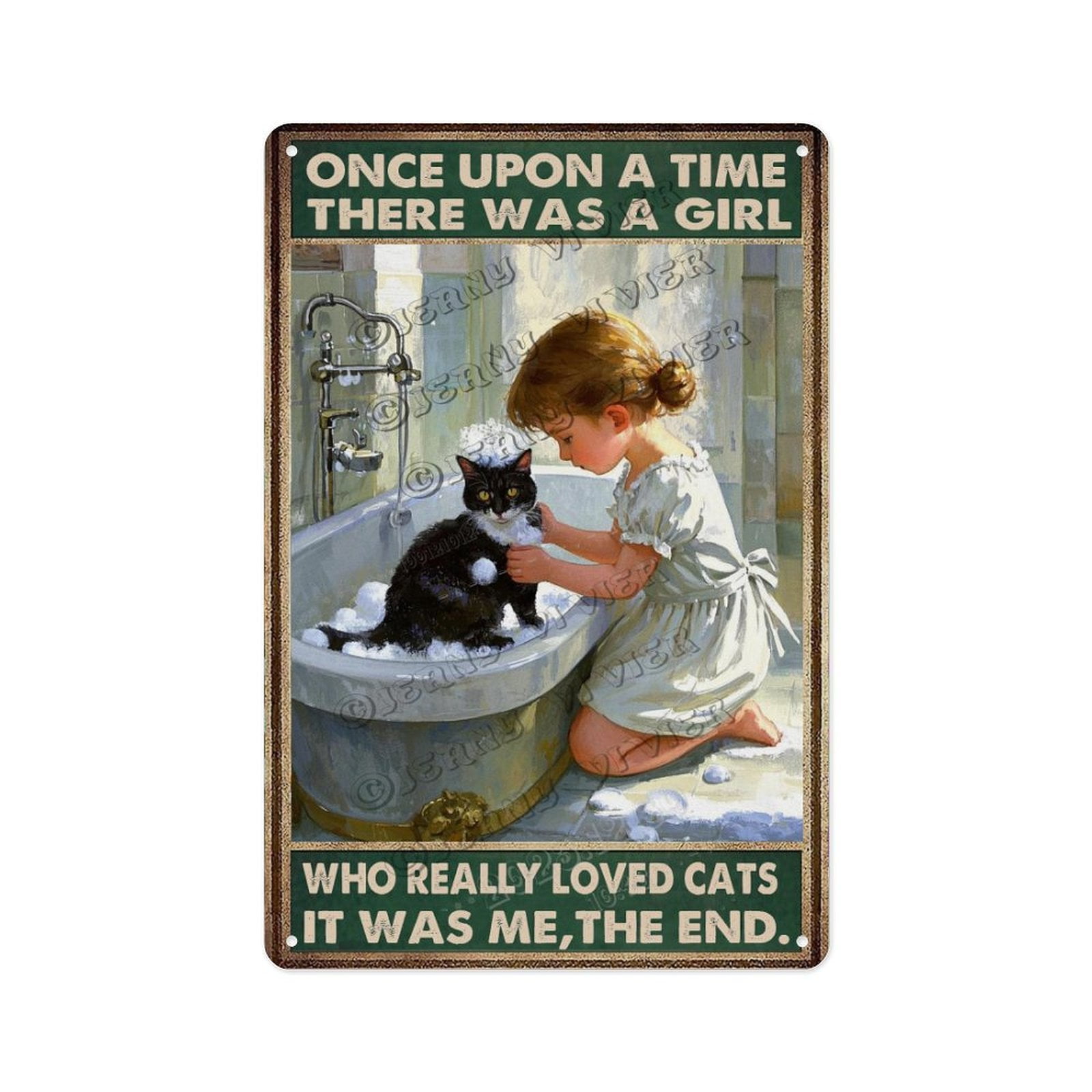 Once Upon A Time There Was A Girl Who Really Loved Cats - Funny Tin ...