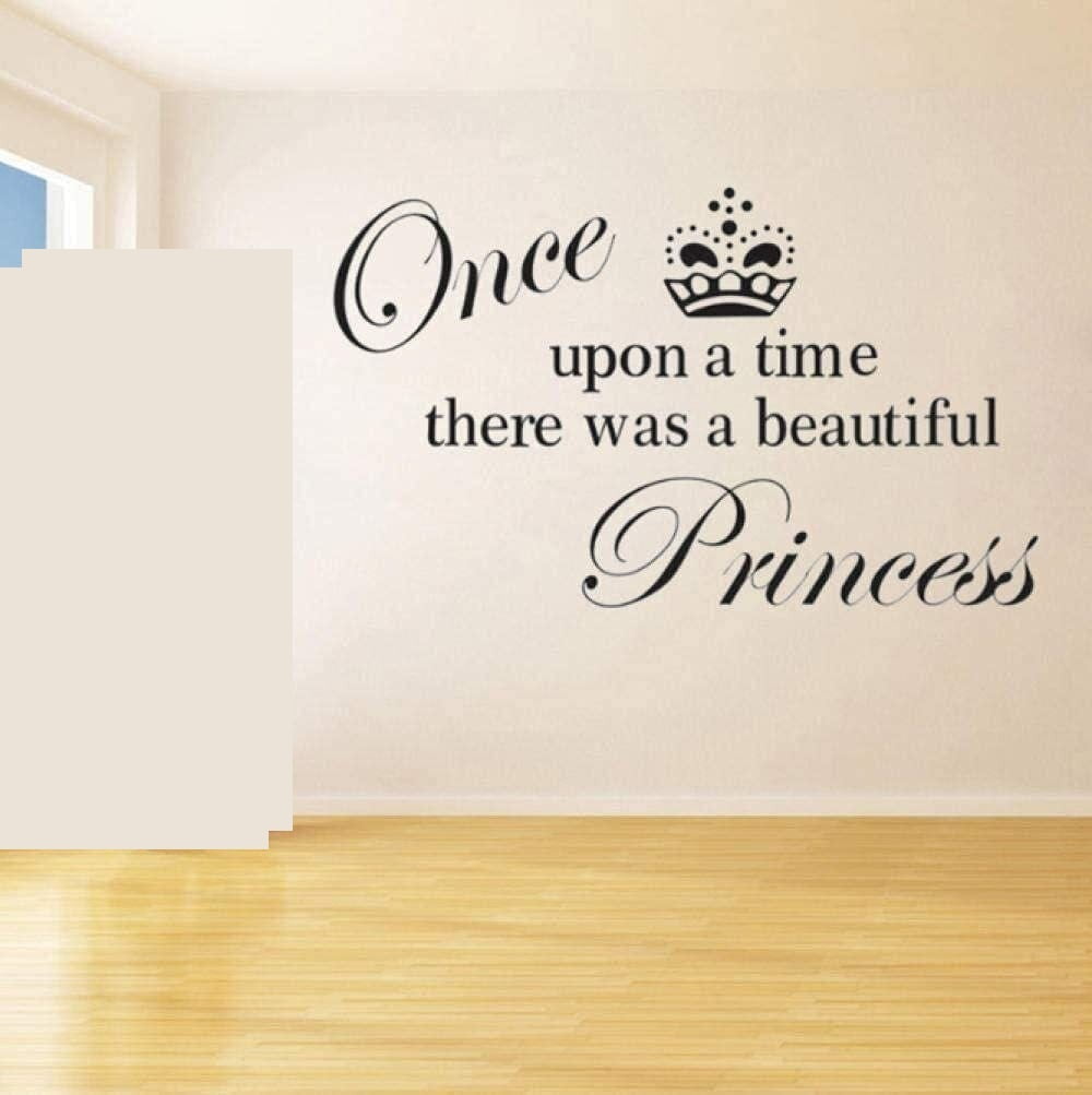 Once Upon A Time There was A Beautiful Princess Letters Pattern Vinyl ...