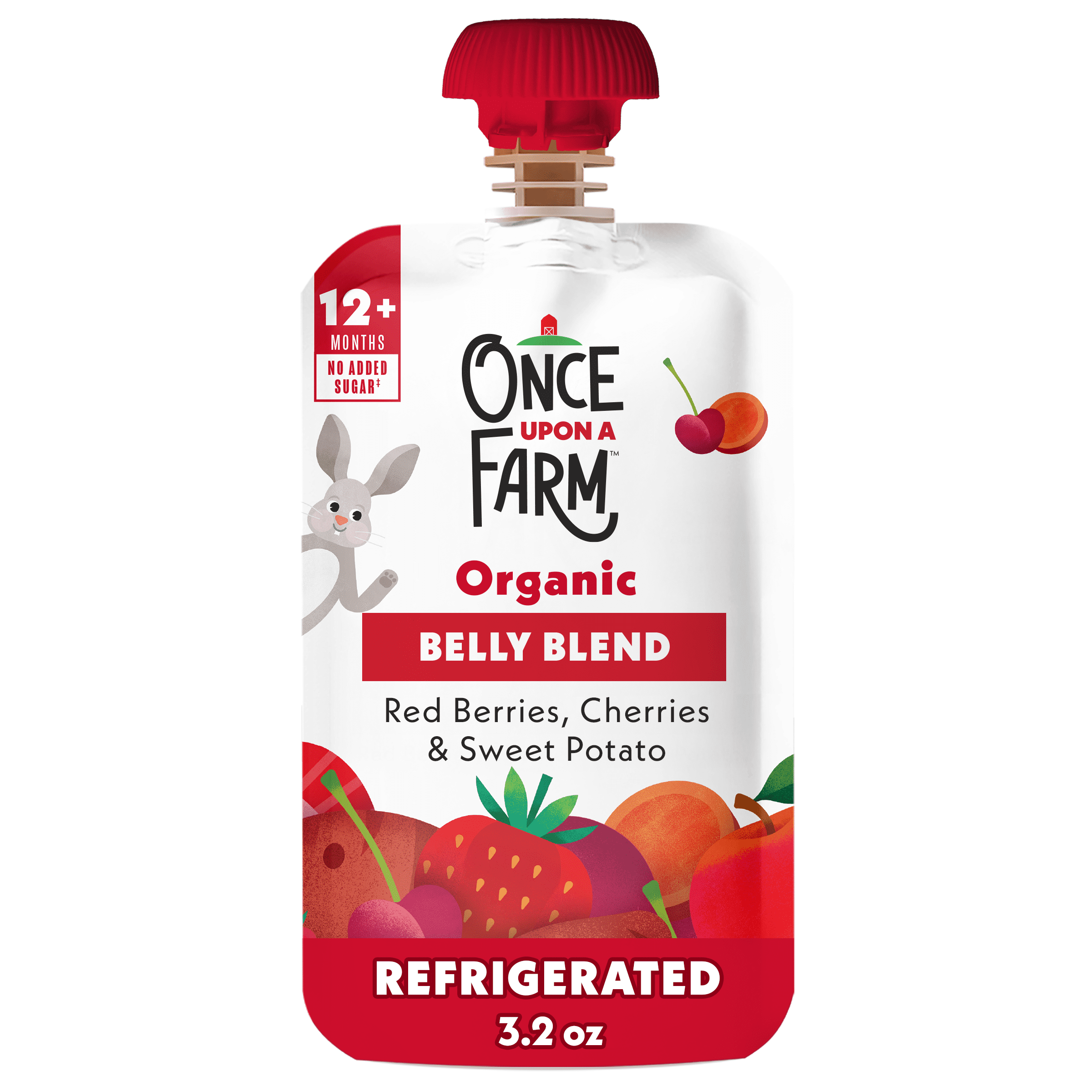 Once Upon a Farm Organic Refrigerated Toddler Food Belly Blends Red ...
