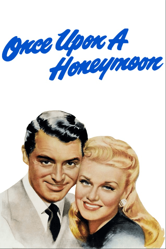 Once Upon a Honeymoon 1942 Poster 24x36 - Ginger Rogers, Cary Grant ...
