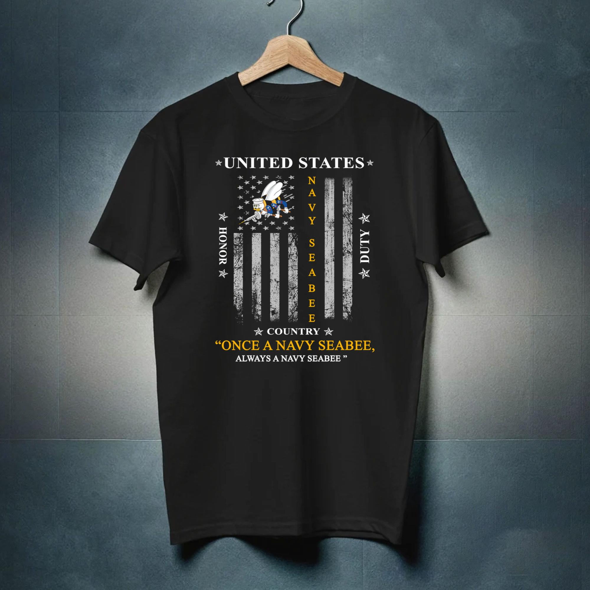 Once a Navy Seabee , Always a Navy Seabee T Shirt-TH5200 - Walmart.com