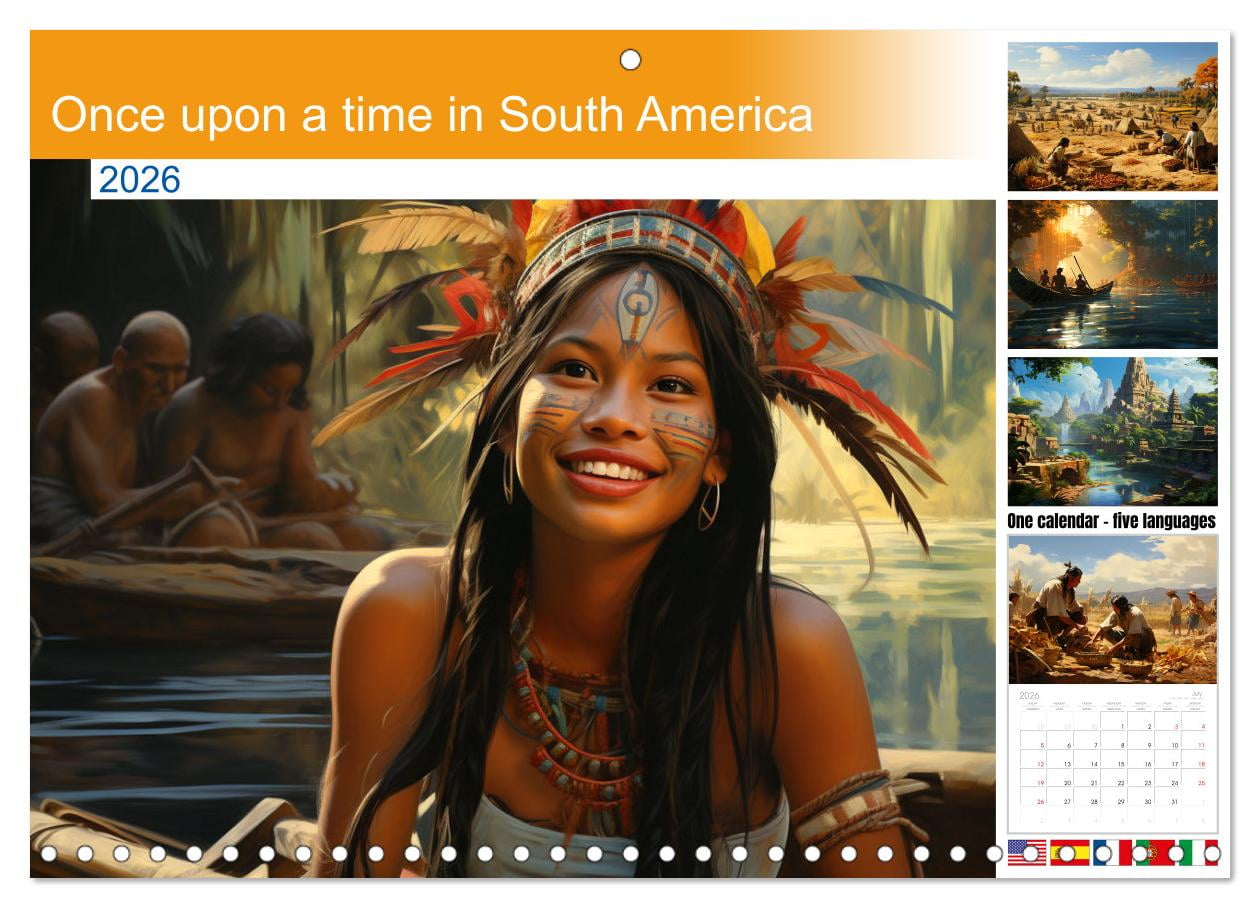 Once upon a time in South America (Monthly Wall Calendar 2026 16.5 x 23 ...