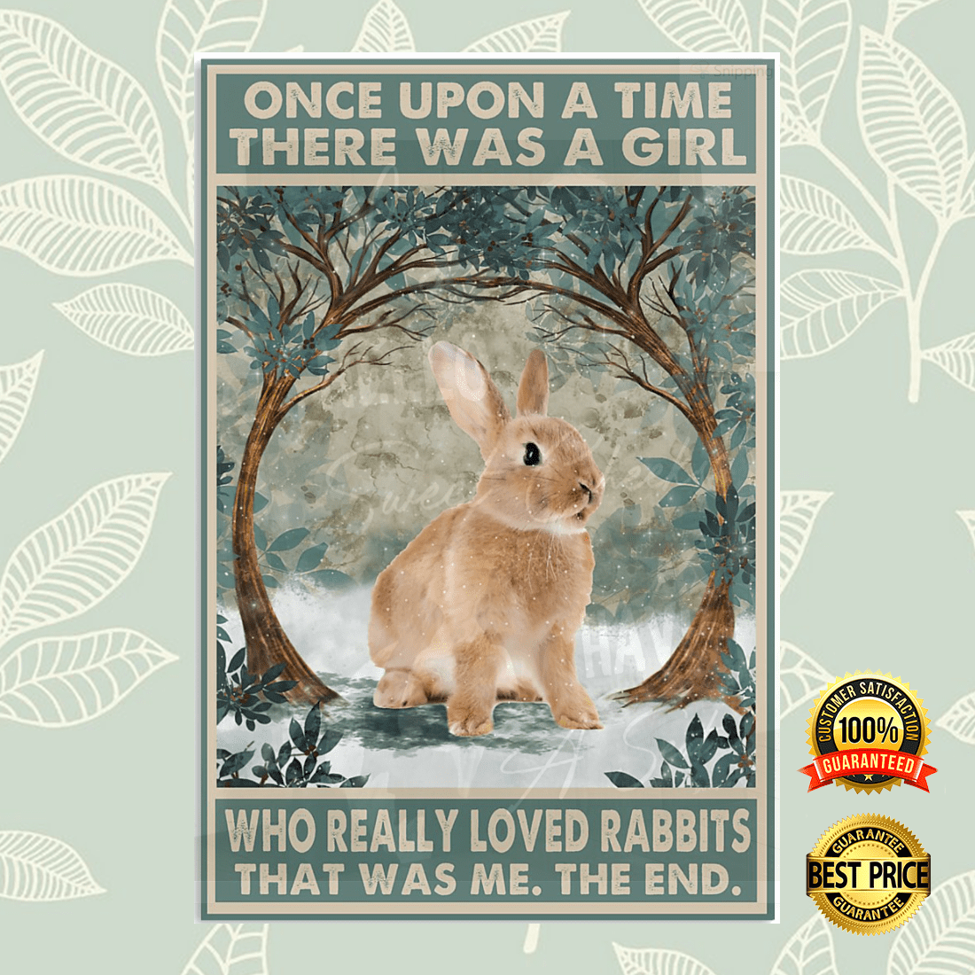 Once upon a time there was a girl who really loved rabbits that was me ...