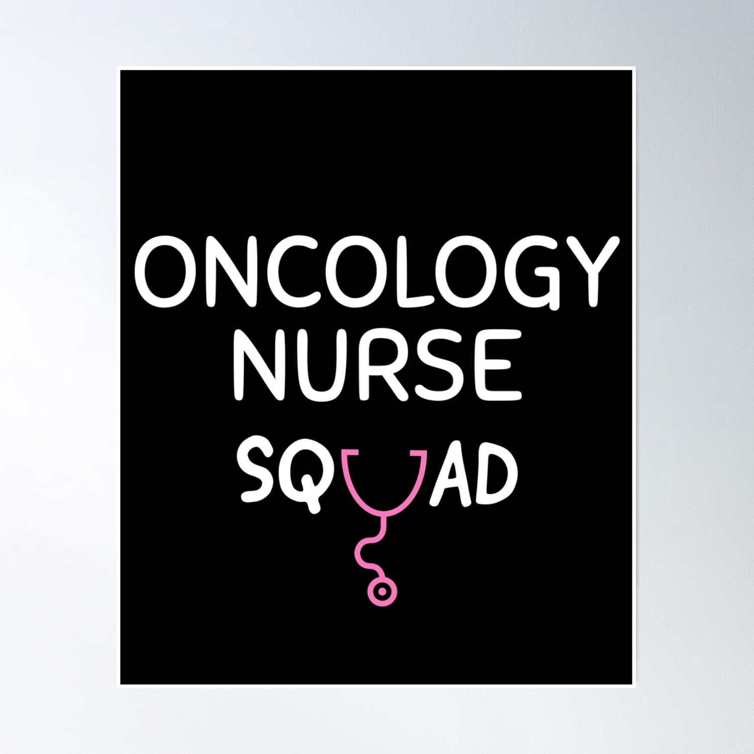 Oncology Nurse, Oncology Nurse Off Duty, Pink Oncology Themed Design On ...