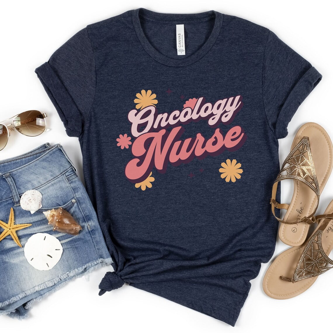 Oncology Nurse Shirt Peds Onc Nurse Pediatric Oncology Rn Nurse Apparel ...