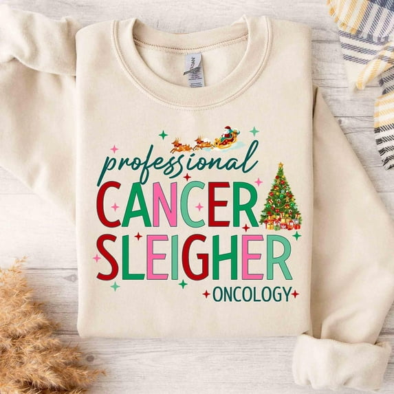 Oncology Nurse Winter Holiday Shirt Cancer Nurse Shirt Oncology Squad Chemo Nurse Gift Peds Picu ...