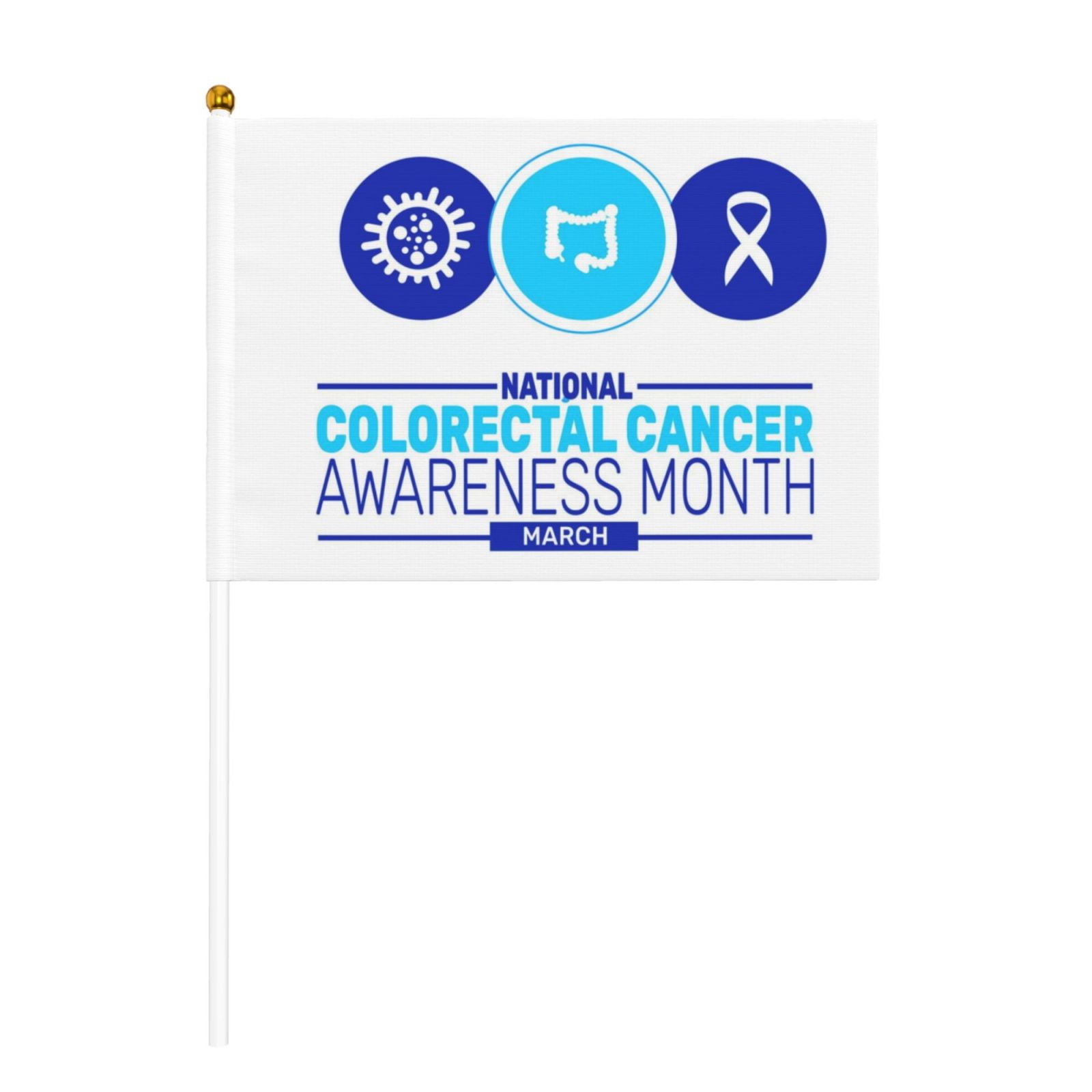 Oncology Nursing Month Flag Small Mini Hand Held Flags Small Miniature ...