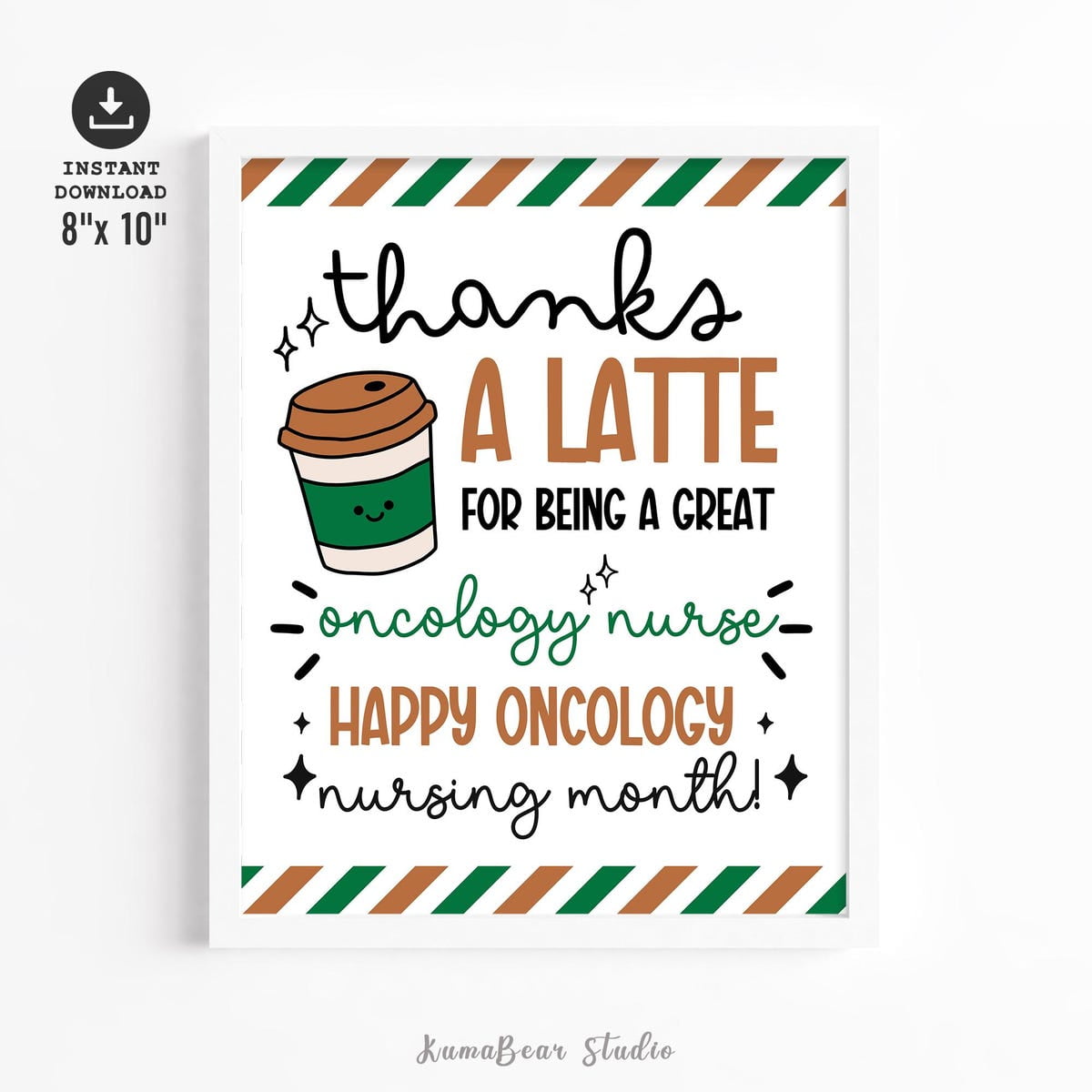 Oncology Nursing Month Sign Printable, Happy Oncology Nurses Month ...