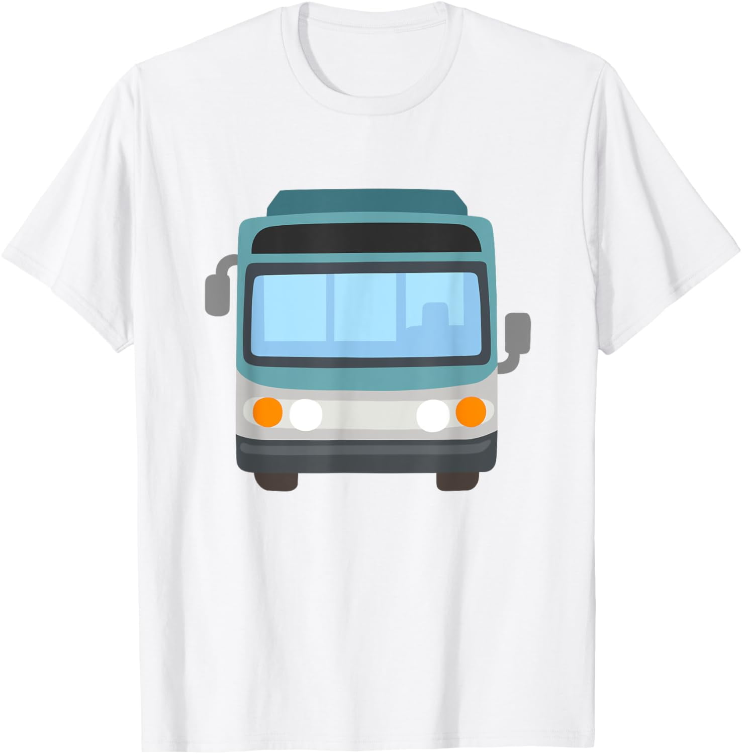 Oncoming Bus Costume T-Shirt men and women can wear, black, white ...