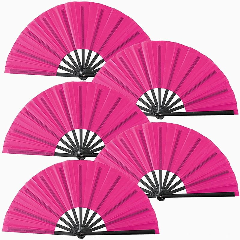 Oncpcare 10 Pcs Boots on The Ground Hand Fan Bulk, Folding Popping ...
