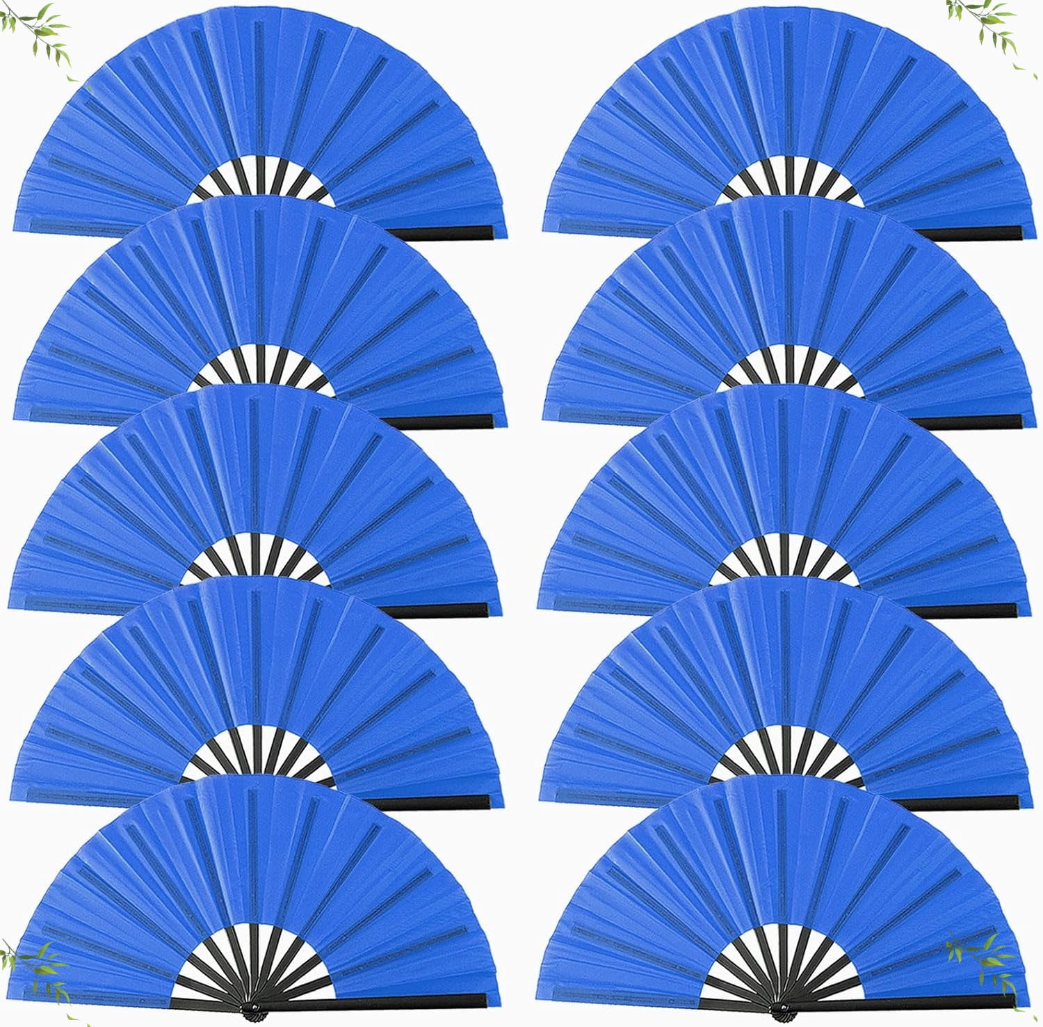 Oncpcare 10 Pcs Boots on The Ground Hand Fan Bulk, Folding Popping ...