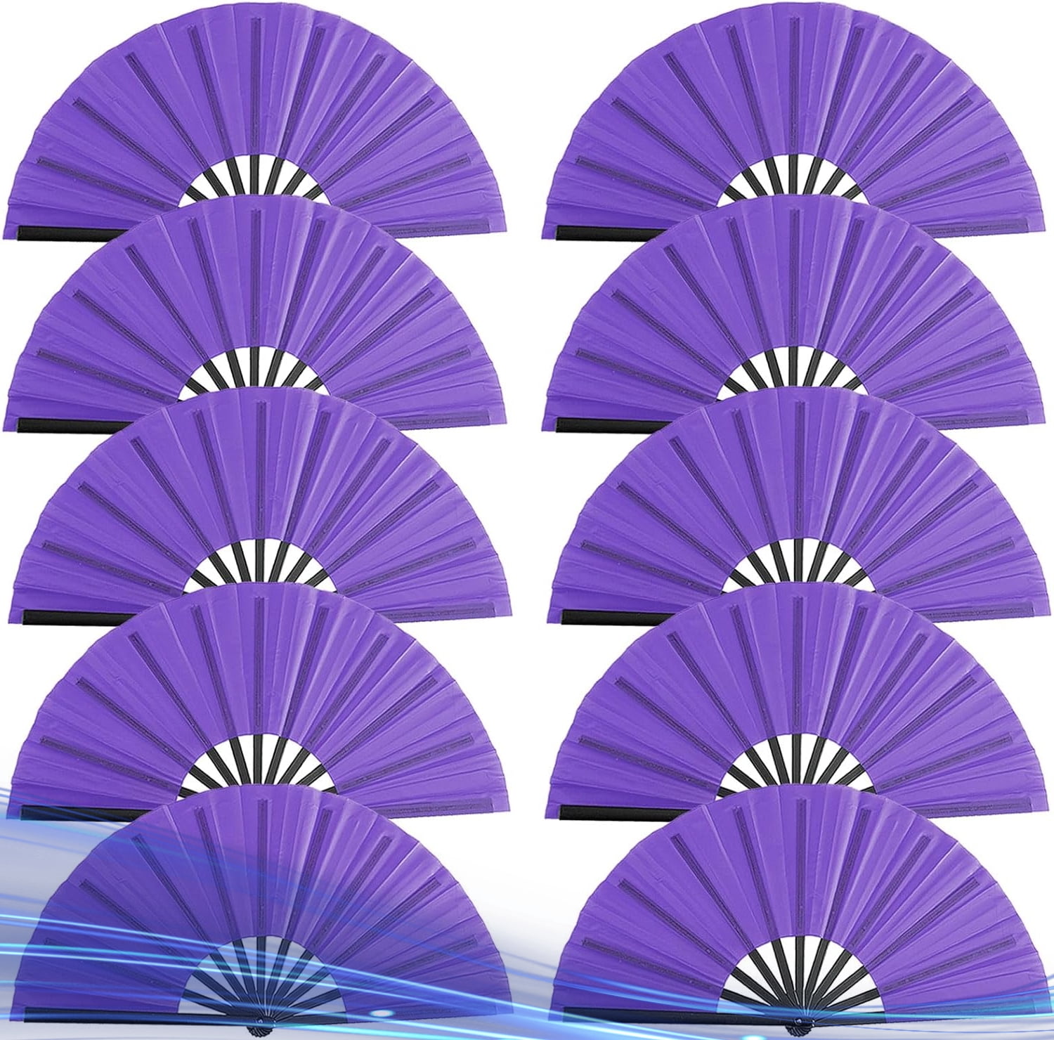 Oncpcare 10 Pcs Boots on The Ground Hand Fan Bulk, Folding Popping ...