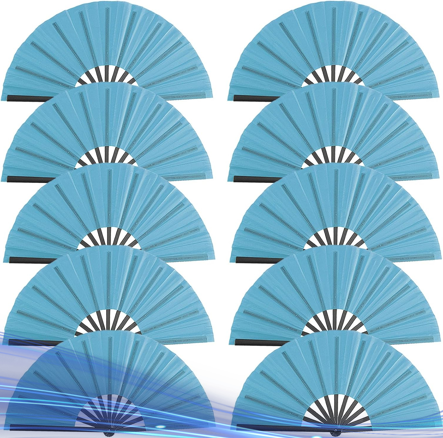 Oncpcare 10 Pcs Boots on The Ground Hand Fan Bulk, Folding Popping ...