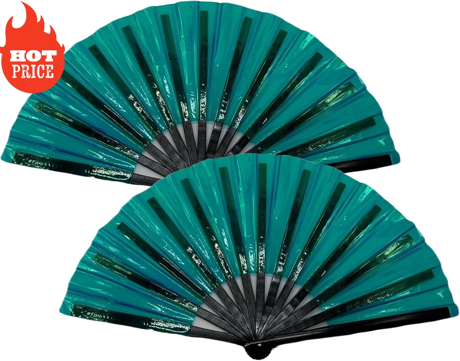 Oncpcare 5 Pcs Large Hand Fan in Bulk, Chinese Japanese Kung Fu Tai Chi ...