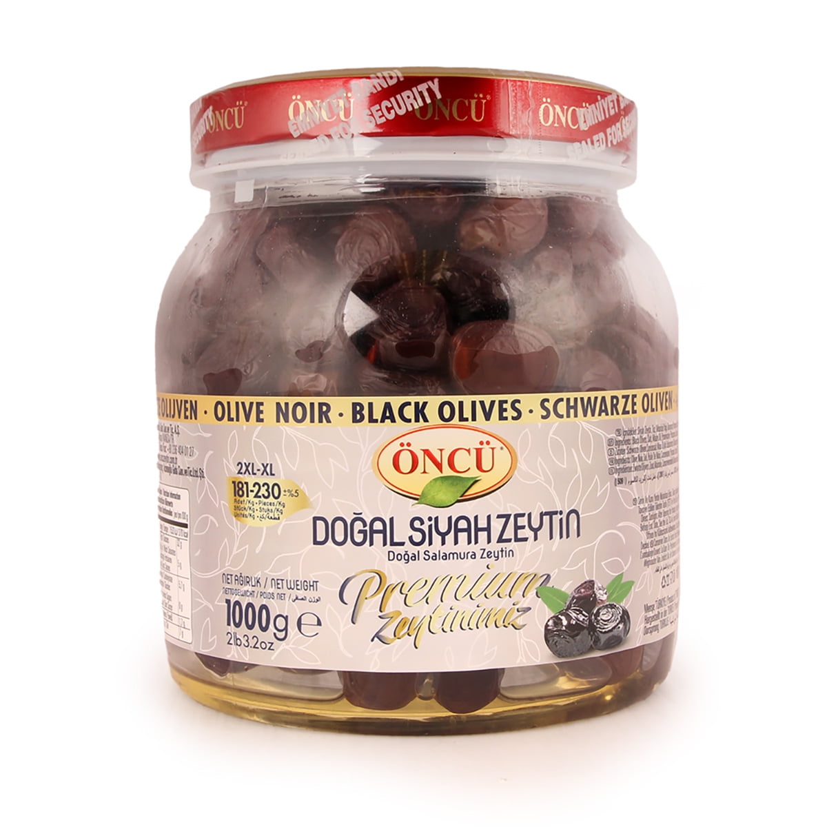 Oncu Natural Black Olives Premium 2XL-XL - Walmart.com