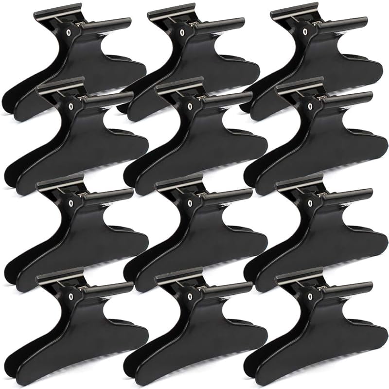 Ondder Hair Clips for Styling Sectioning Black Butterfly Hair Clips ...