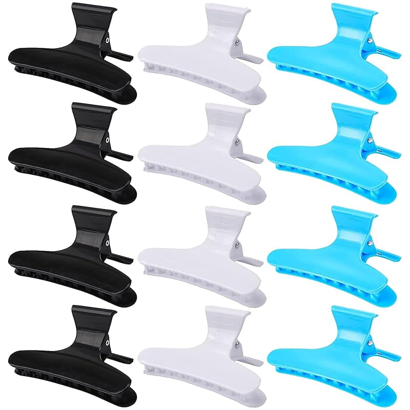 Ondder Hair Clips for Styling Sectioning Black Butterfly Hair Clips ...