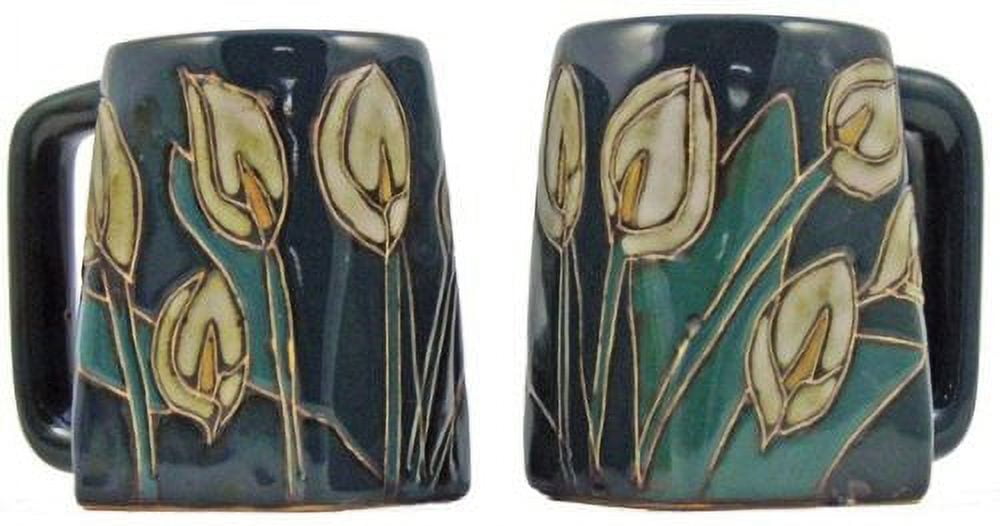 One (1) MARA STONEWARE COLLECTION - 12 Oz Coffee Cup Collectible Square ...
