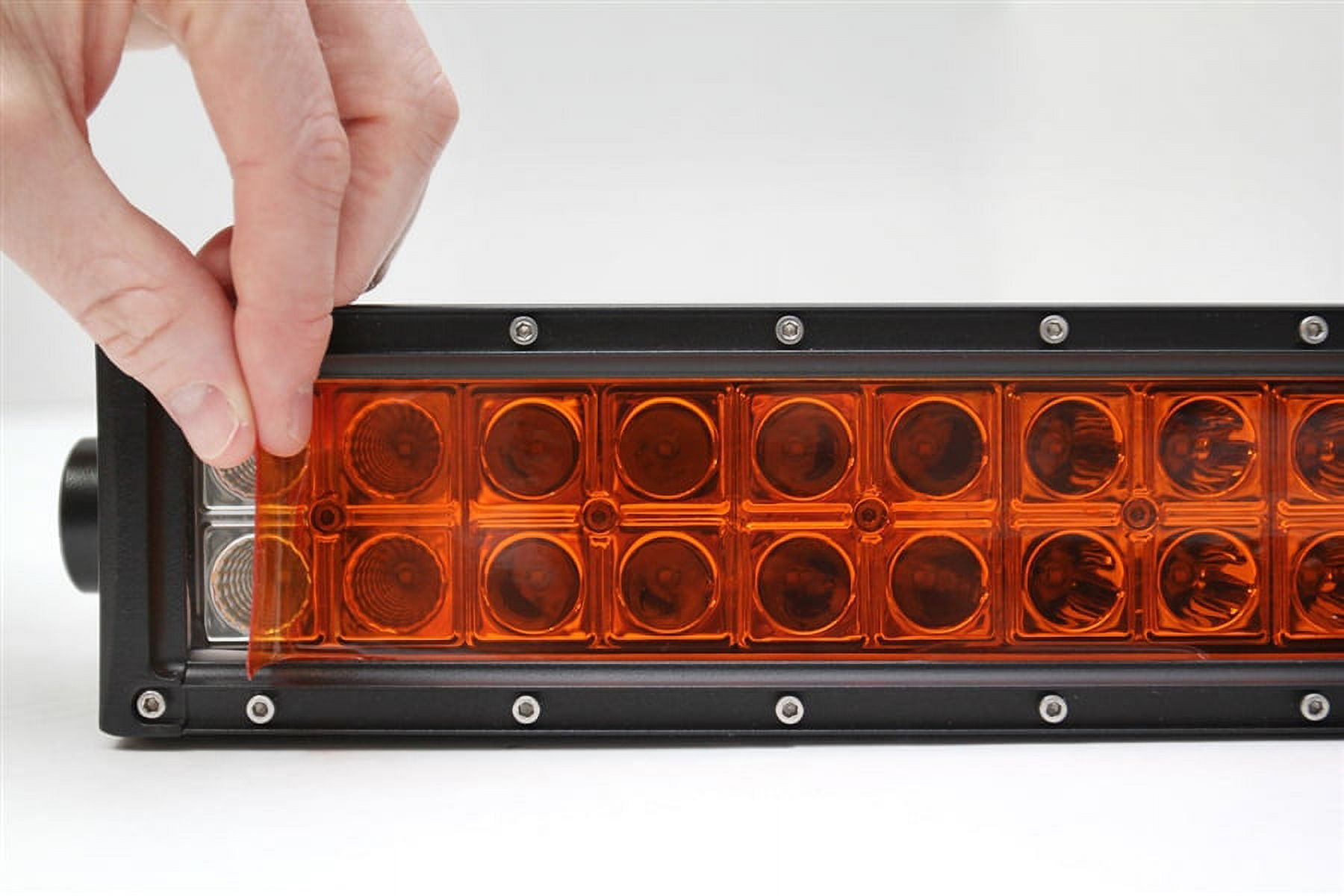 One 2" x 30" Amber Universal LED Light Bar Film Cover - Walmart.com