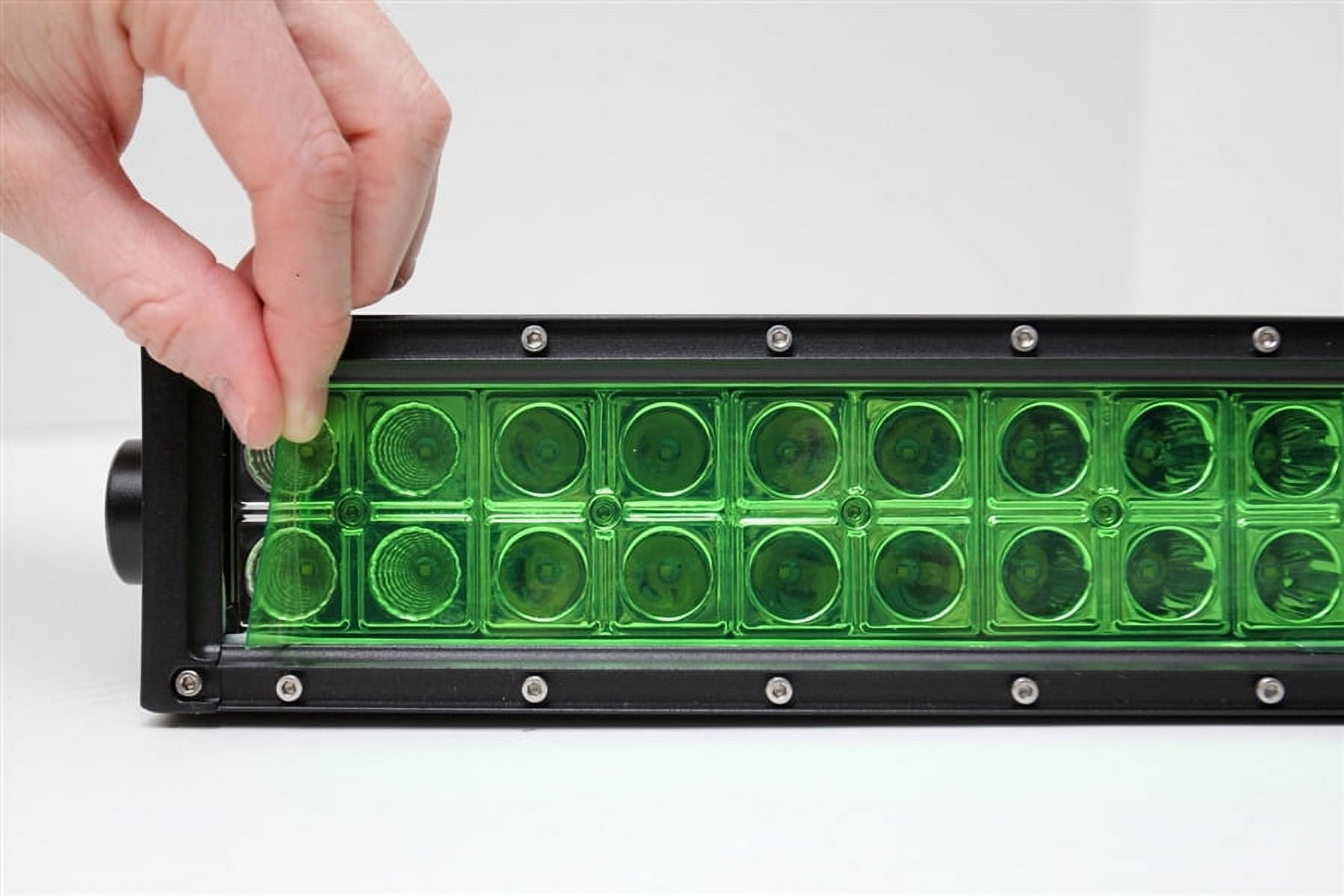One 2" x 6" Green Universal LED Light Bar Film Cover - Walmart.com