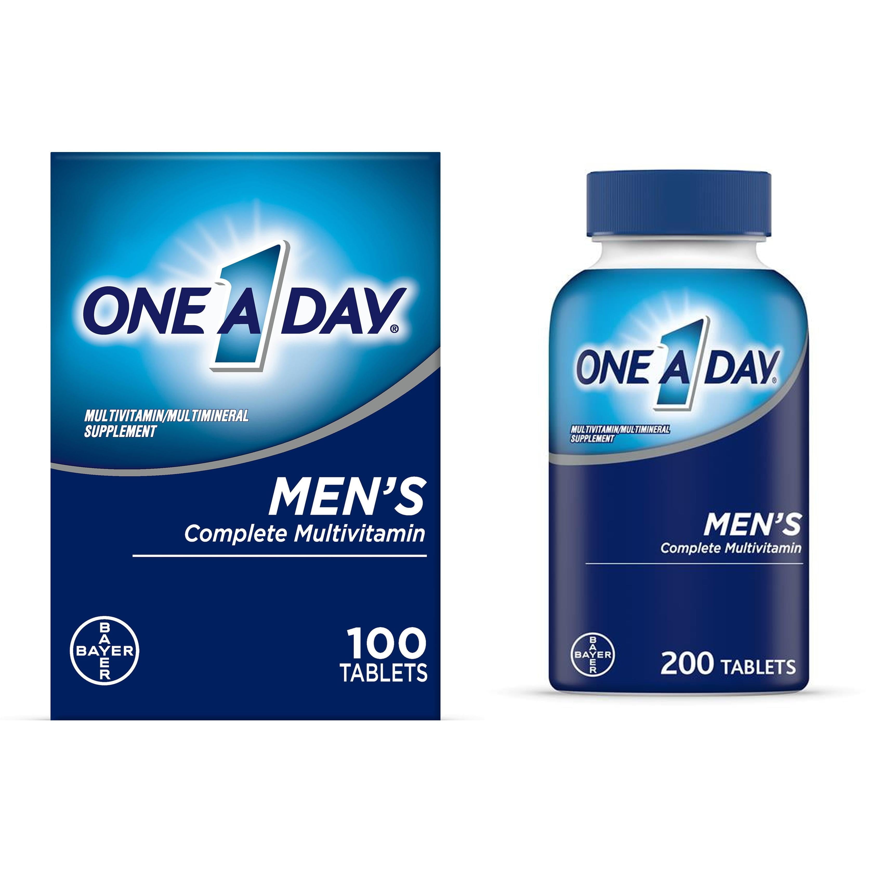 One A Day Men's Multivitamin Tablets, Multivitamins for Men, 300 Count ...
